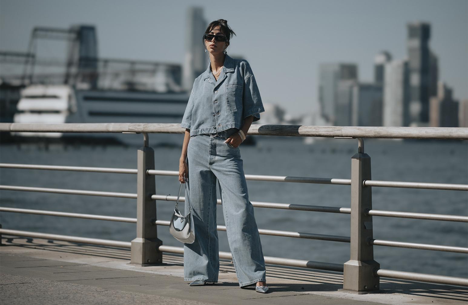 Denim is the texture of the year, here’s how to wear it from day to ...