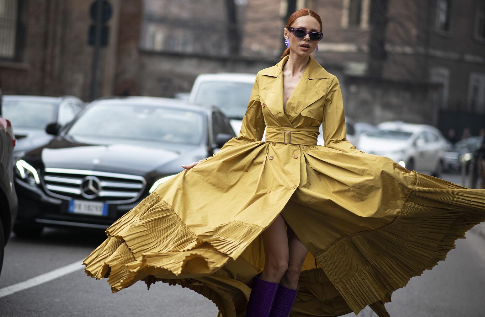 Autumn with style, the colors of nature reflect in both men's and women ...