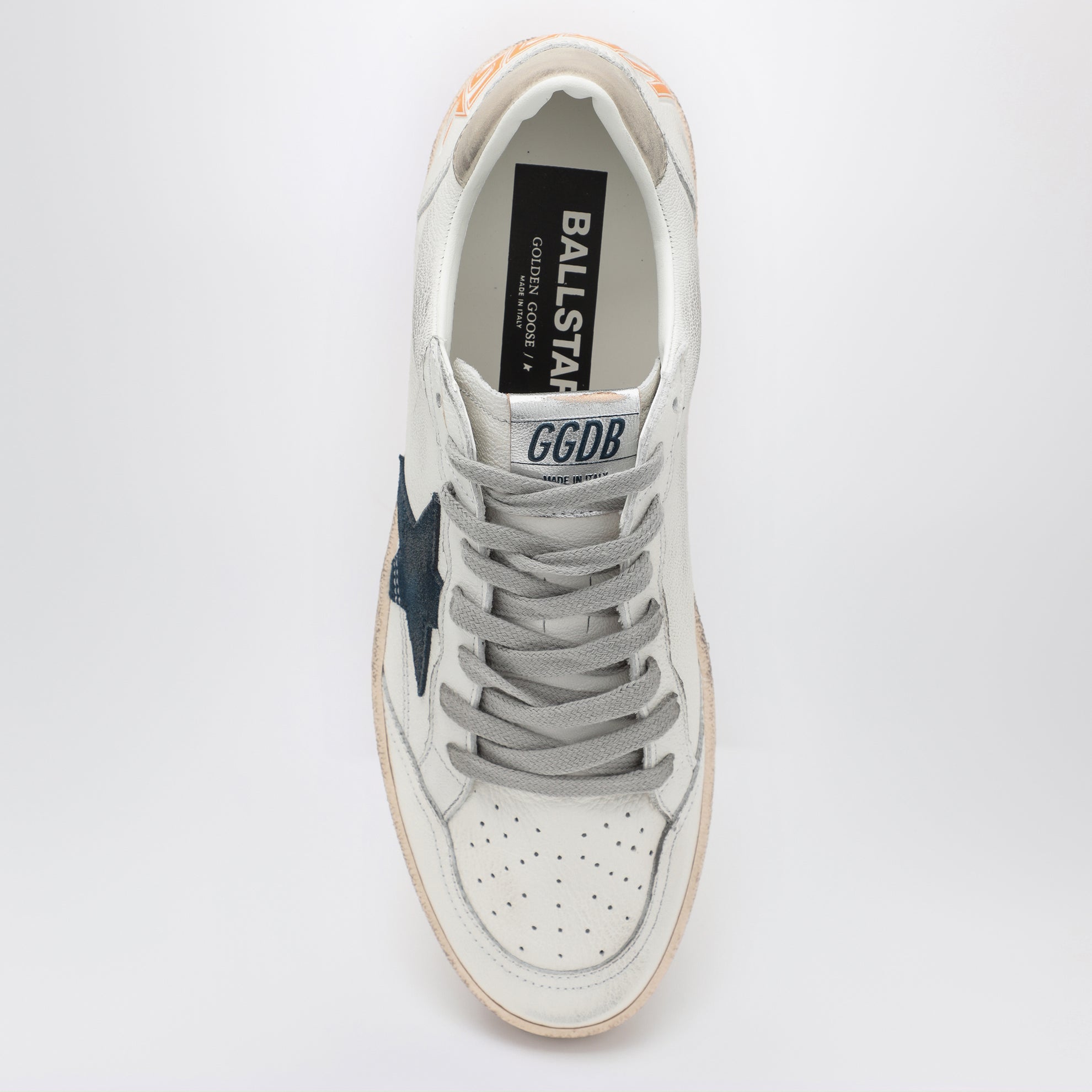 Golden Goose Sneakers Ball Star bianca/blu/ghiaccio | TheDoubleF